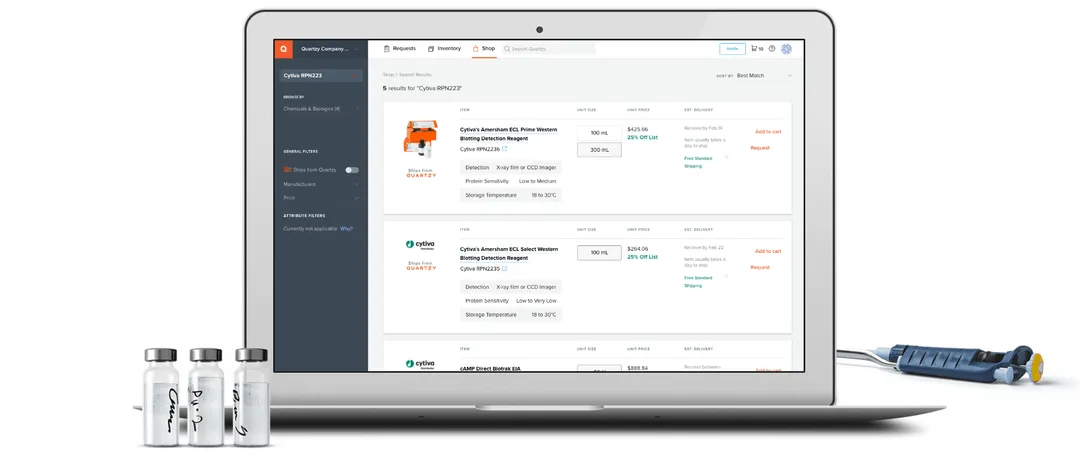 Quartzy | Learn how Quartzy improves lab productivity