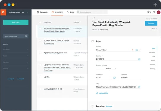 Quartzy | Learn how Quartzy improves lab productivity